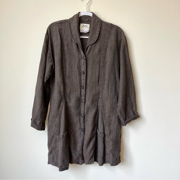 Flax | Jackets & Coats | Flax By Jeanne Engelhart Linen Longline Jacket ...